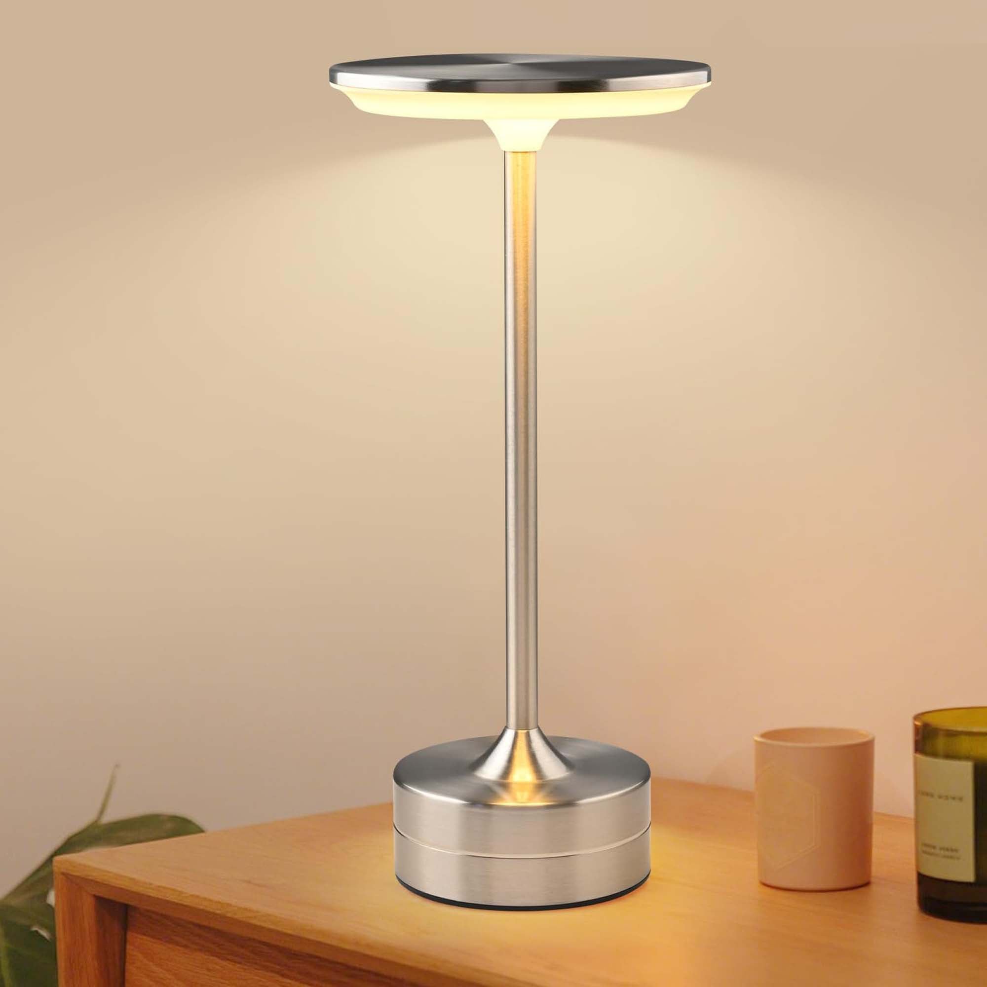 Sleek Touch-Control LED Table Lamp – 3 Color Modes, Dimmable, USB-C Re ...