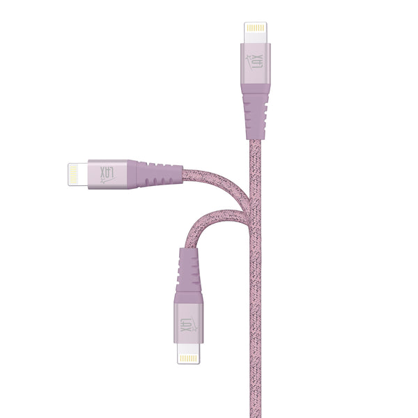 Apple MFi Certified Lace Lightning Cables - 4 & 10 Feet – LAXGadgets.net